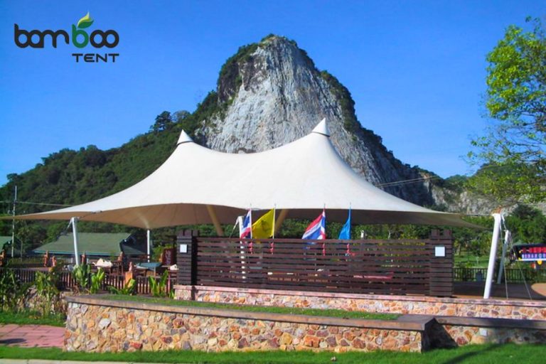 Những Ưu Điểm Vượt Trội Của Mái Che Hình Chóp Nón - Bambootent
